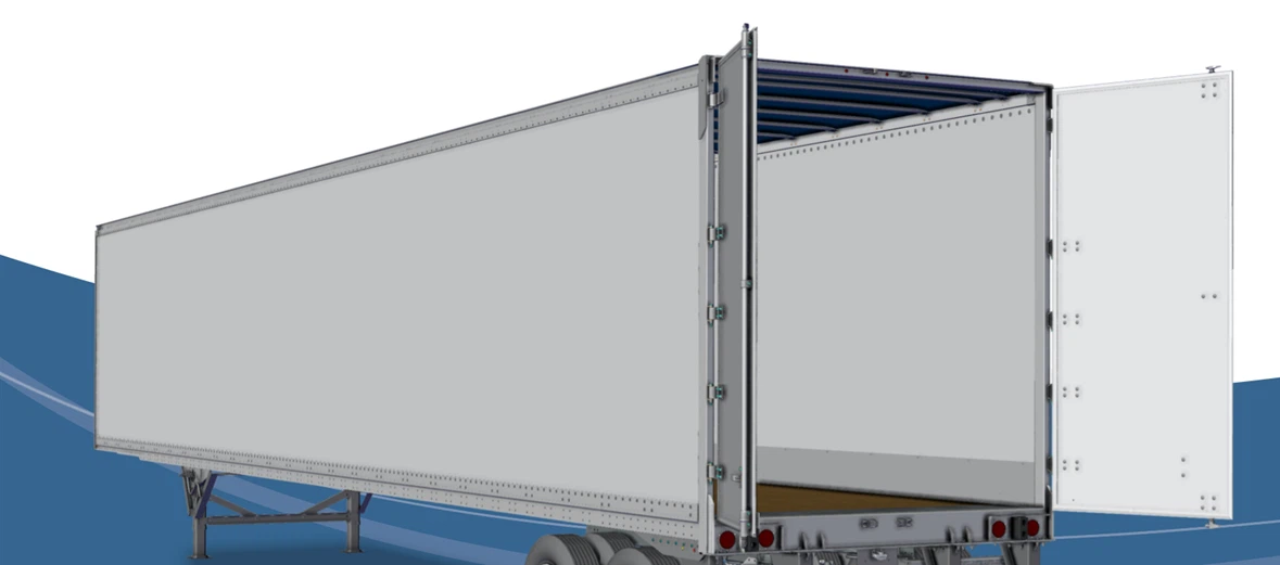 China High Quality 53Ft Cargo Dry Van Box Manufacturers, Suppliers ...