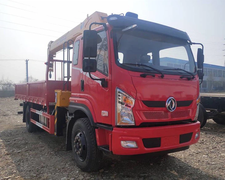 China High Quality Truck Loader 8 Ton Telescopic Crane Manufacturers ...