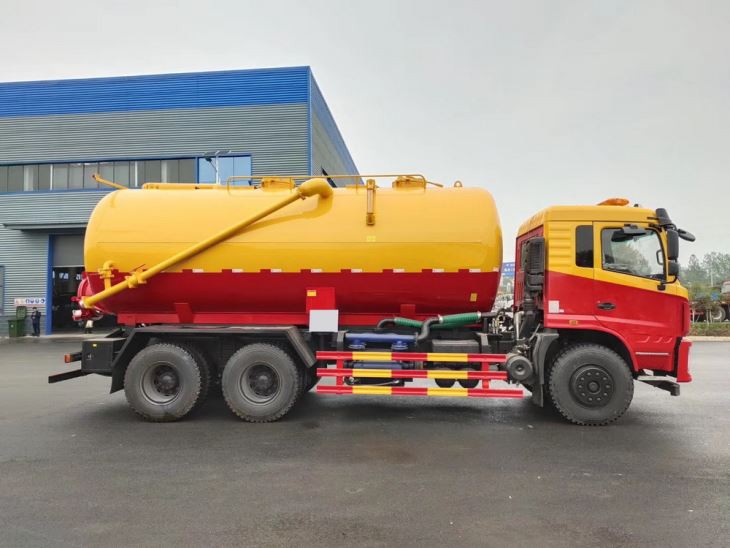 China High Quality 18CBM Vacuum Septic Tank Truck Manufacturers ...