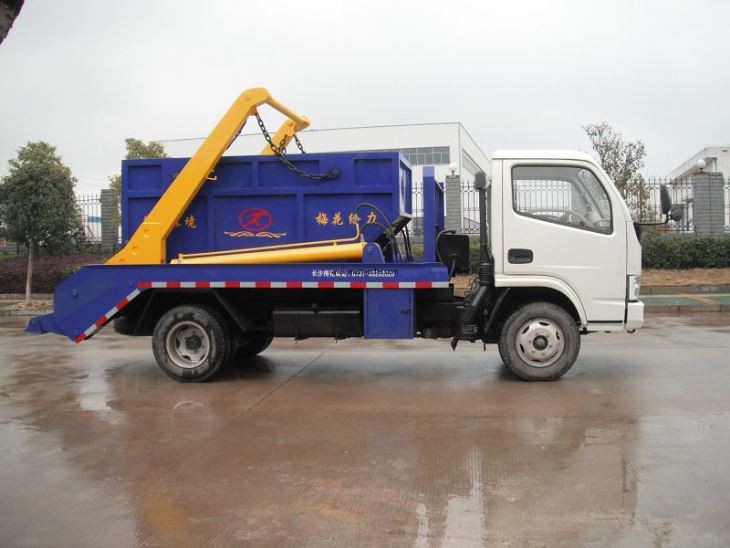 China High Quality 5CBM Skip Loader Garbage Truck Manufacturers ...