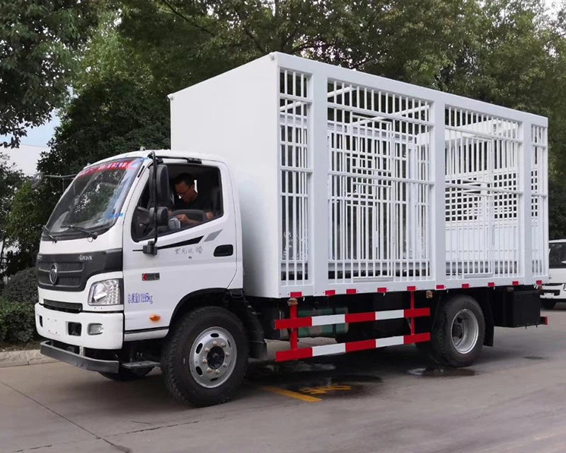 China High Quality 7 Ton Box Cage Truck Manufacturers, Suppliers ...