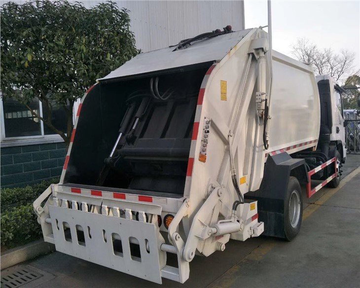 China High Quality 8m3 Garbage Compacter Without Bin Lifting Facility 4 ...