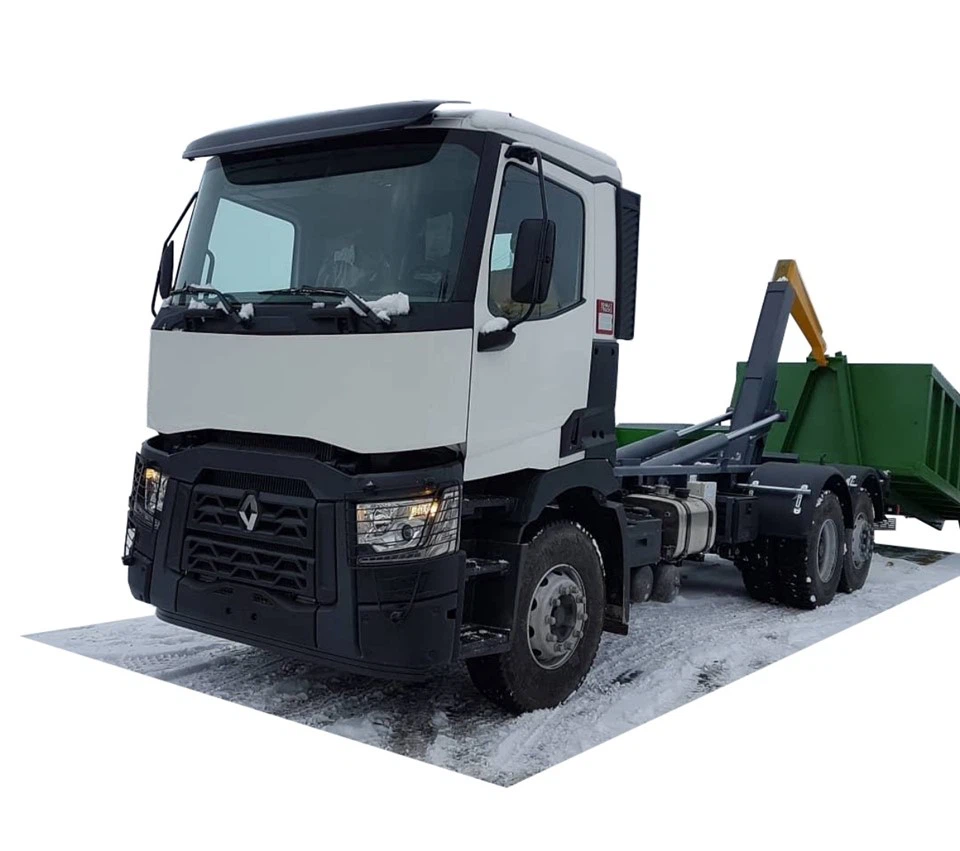 China High Quality 10 Wheelers 30 CBM RORO Bin Truck Manufacturers ...