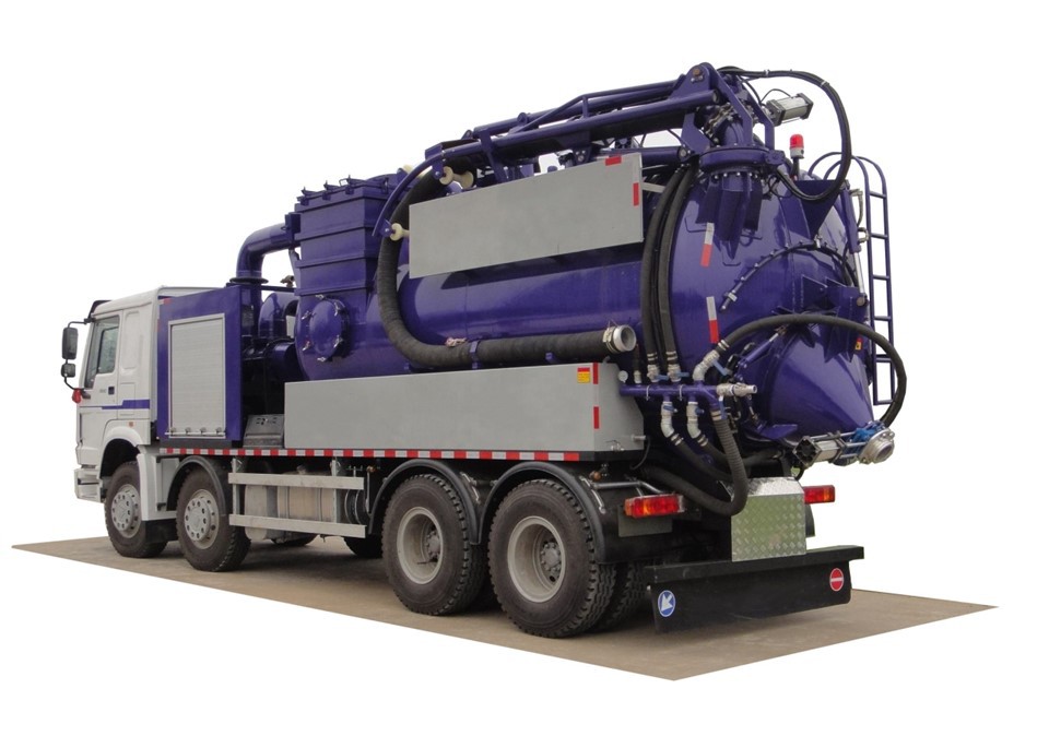 China High Quality 12 Wheelers 14000 Liters Sucker Truck Manufacturers ...