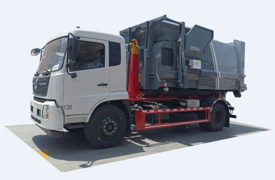 China High Quality 12CBM 4x2 Dumpster Garbage Truck Manufacturers ...