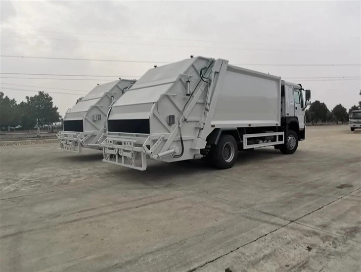 China High Quality 15CBM Waste Collection Truck Rear Compactor Garbage ...