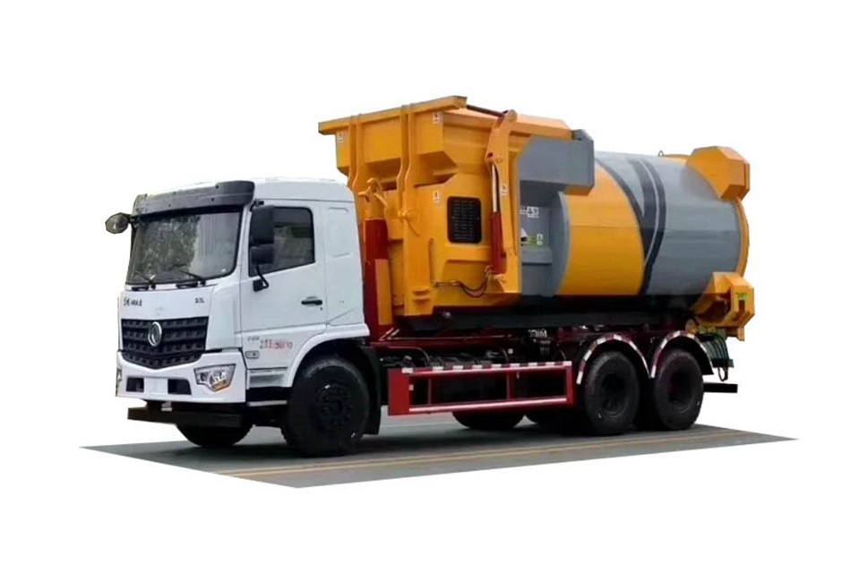 China High Quality 18CBM Roll Off Container Garbage Truck Manufacturers ...