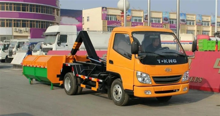 China High Quality 3 CBM Roll On Roll Off Garbage Truck Manufacturers ...