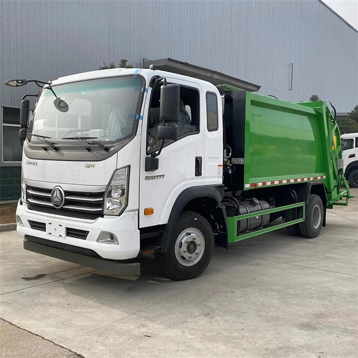 China High Quality 4x2 6 CBM Rear Loader Compactor Garbage Truck ...