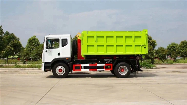 China High Quality 6 Wheelers 12 CBM Compactor Garbage Station ...