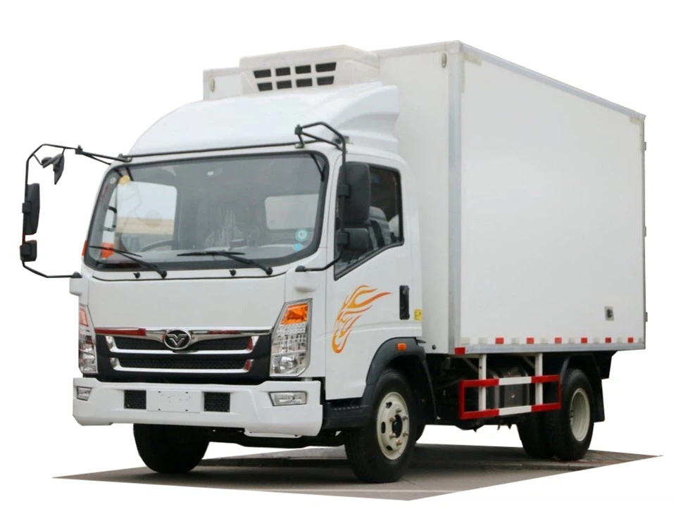 China High Quality 6 Wheelers 17 CBM Refrigerated Box Truck Manufacturers, Suppliers - Factory ...