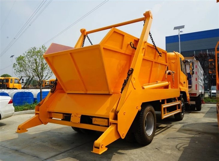 China High Quality 6 Wheelers 8 CBM Skip Handler Truck Manufacturers ...