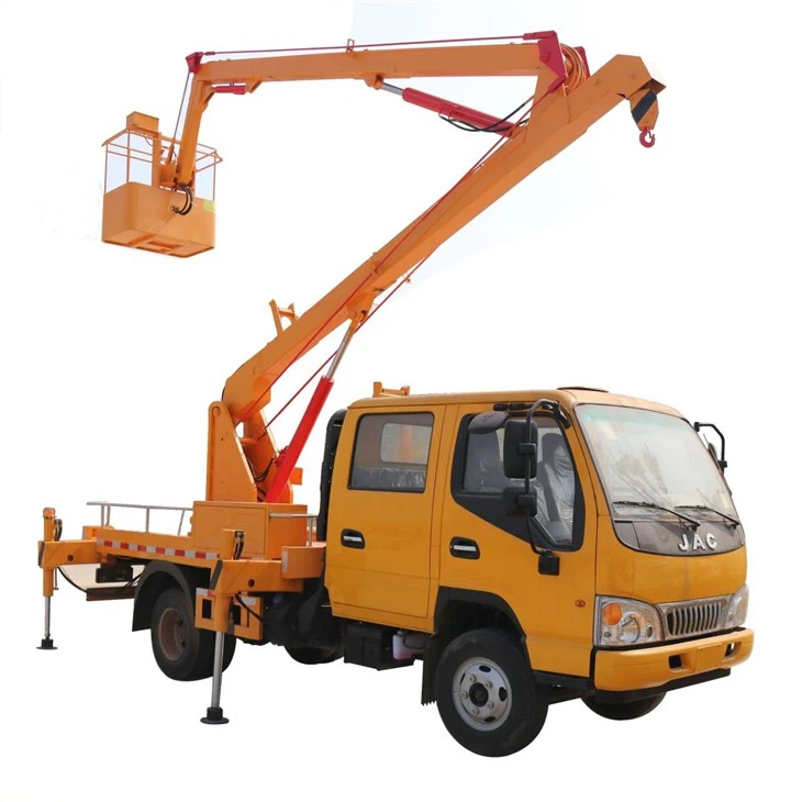 China High Quality Articulated Boom Bucket Lift Truck 16-18m, 21m ...