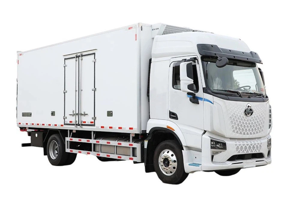China High Quality Dongfeng 4x2 10ton Food Delivery Van Refrigerated ...