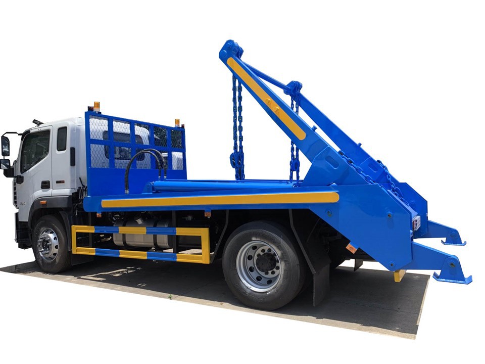 China High Quality FOTON Telescopic Arm Skip Loader Garbage Truck ...