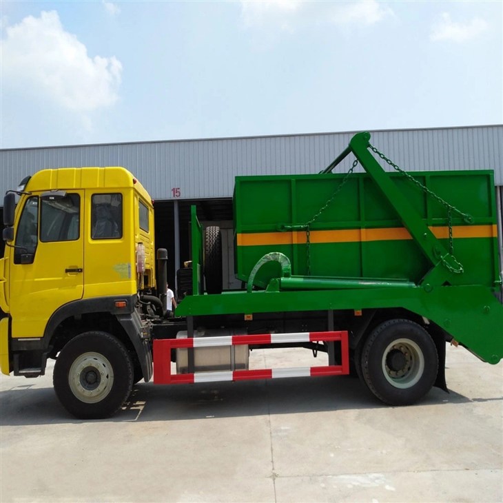 China High Quality HOWO 10 CBM Skip Bin Lifter Manufacturers, Suppliers ...