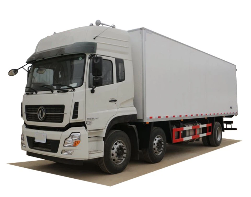 China High Quality 8 Wheelers 46 CBM Refrigerated Box Truck ...