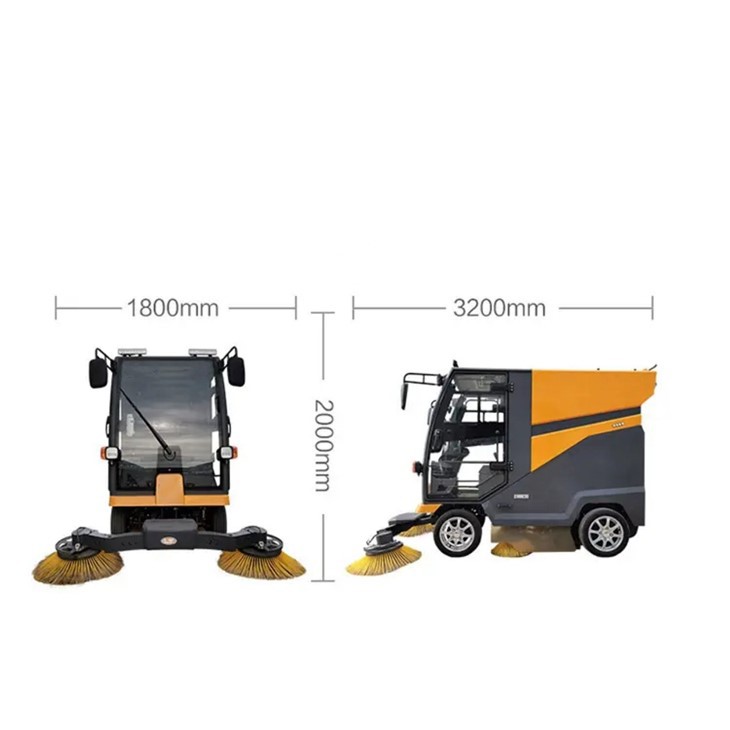 China High Quality Electric 100% Plug-in Airport Sweeper 650 Liters ...