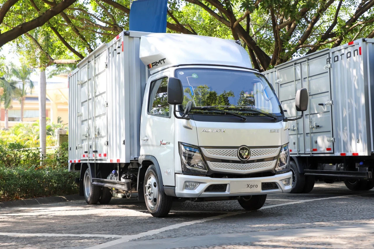 China High Quality FOTON Aumark Xpro 5 Ton Box Van Truck Manufacturers ...