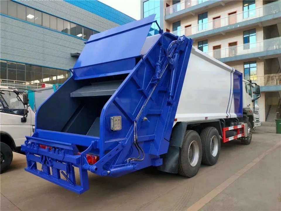 China High Quality HOHAN 18 CBM Compacted Garbage Truck Manufacturers ...