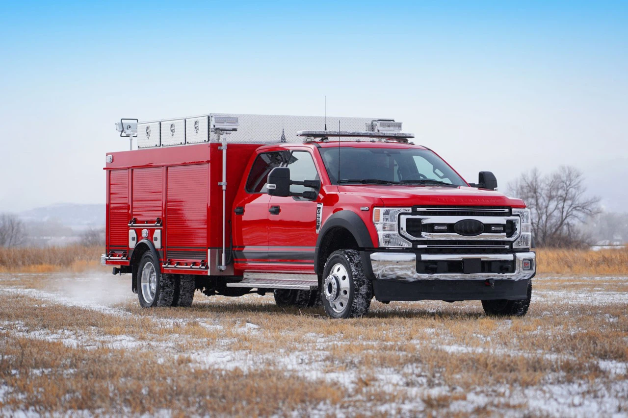 Fire Department Utility Truck for Emergency Support and Logistics ...