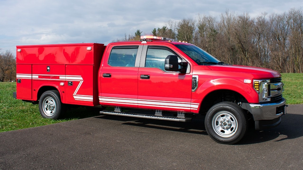 Fire Department Utility Truck for Emergency Support and Logistics ...