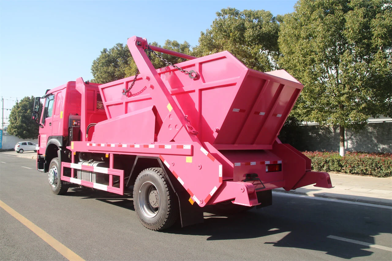 CSCTRUCK Successfully Delivers HOWO 8 CBM Skip Loader Truck To Oceania ...